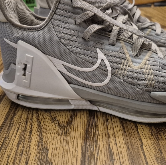 Nike | Shoes | Lebron James Nike Gray And White Sneakers | Poshmark